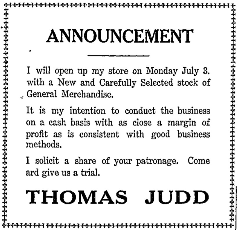 Thomas Judd Store - Clio